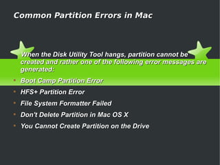 Partition magic mac | PPT | Operating Systems | Computer Software and Applications
