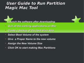 Partition magic mac | PPT | Operating Systems | Computer Software and Applications