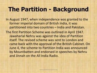 Partition Museum - Amritsar. Museum in India | PPTX