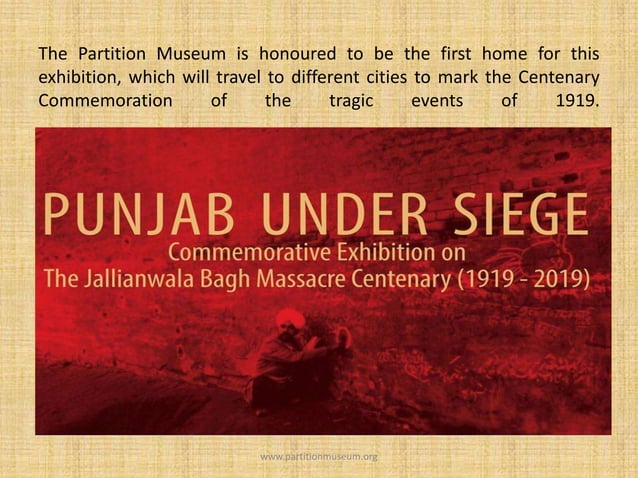 Partition Museum - Amritsar. Museum in India | PPTX