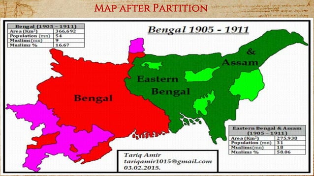 Partition of Bengal 1905 | PPTX | Hinduism | Religion & Spirituality