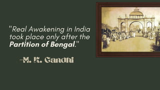 Anti Partition Movement Bengal 1905