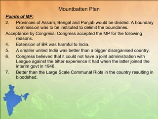 Partition Of India | PPT