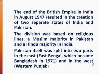 Partition of india | PPT