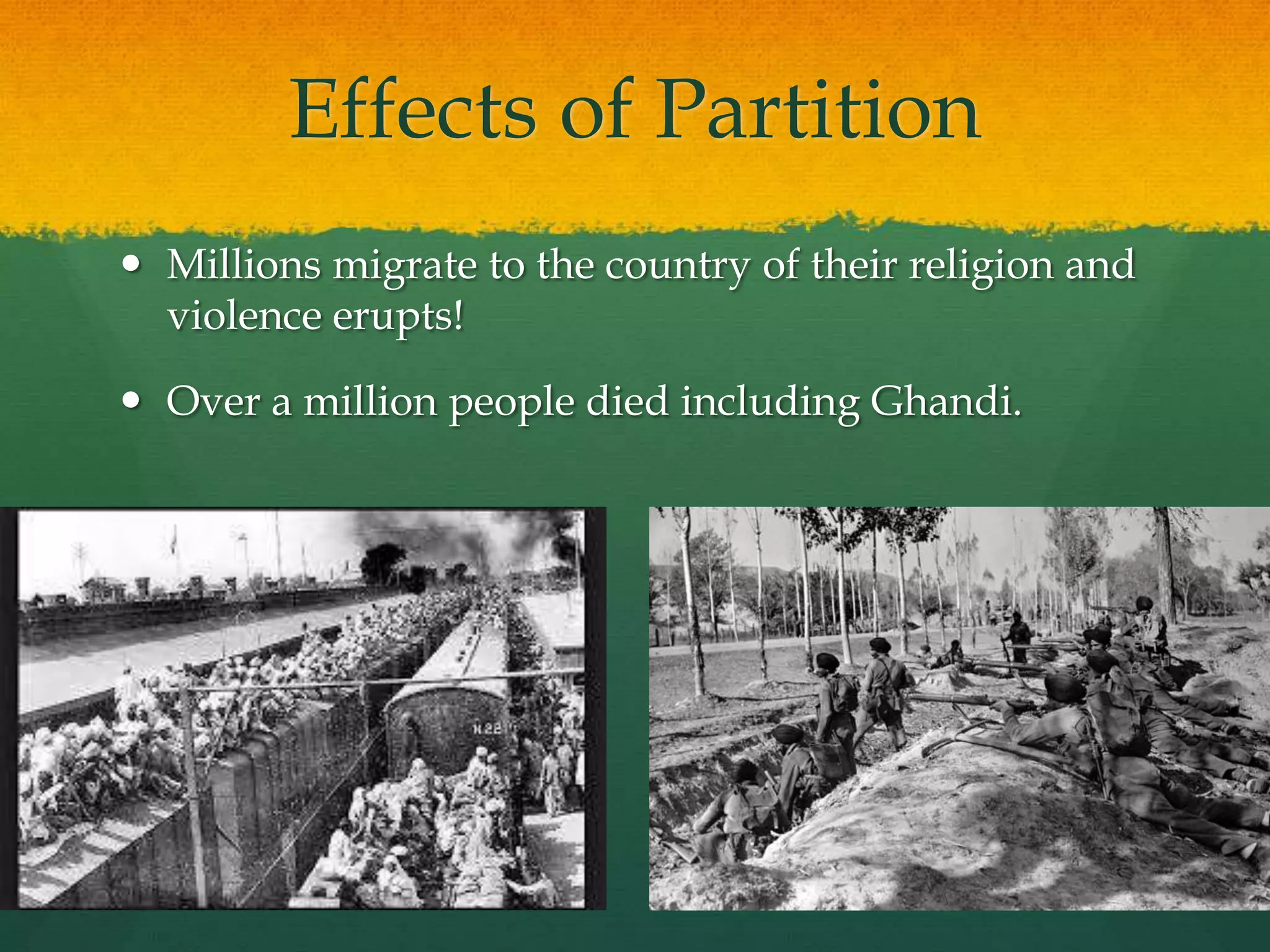 Partition of India | PPTX