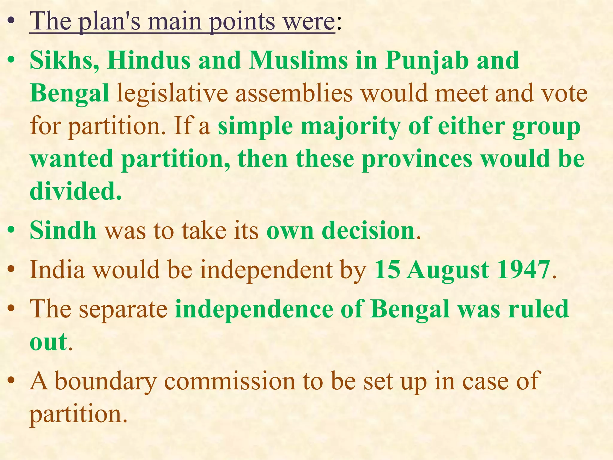 Partition of india final ppt | PPTX