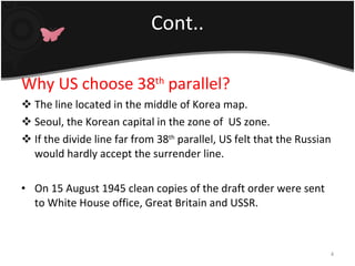 Partition of Korea | PPT