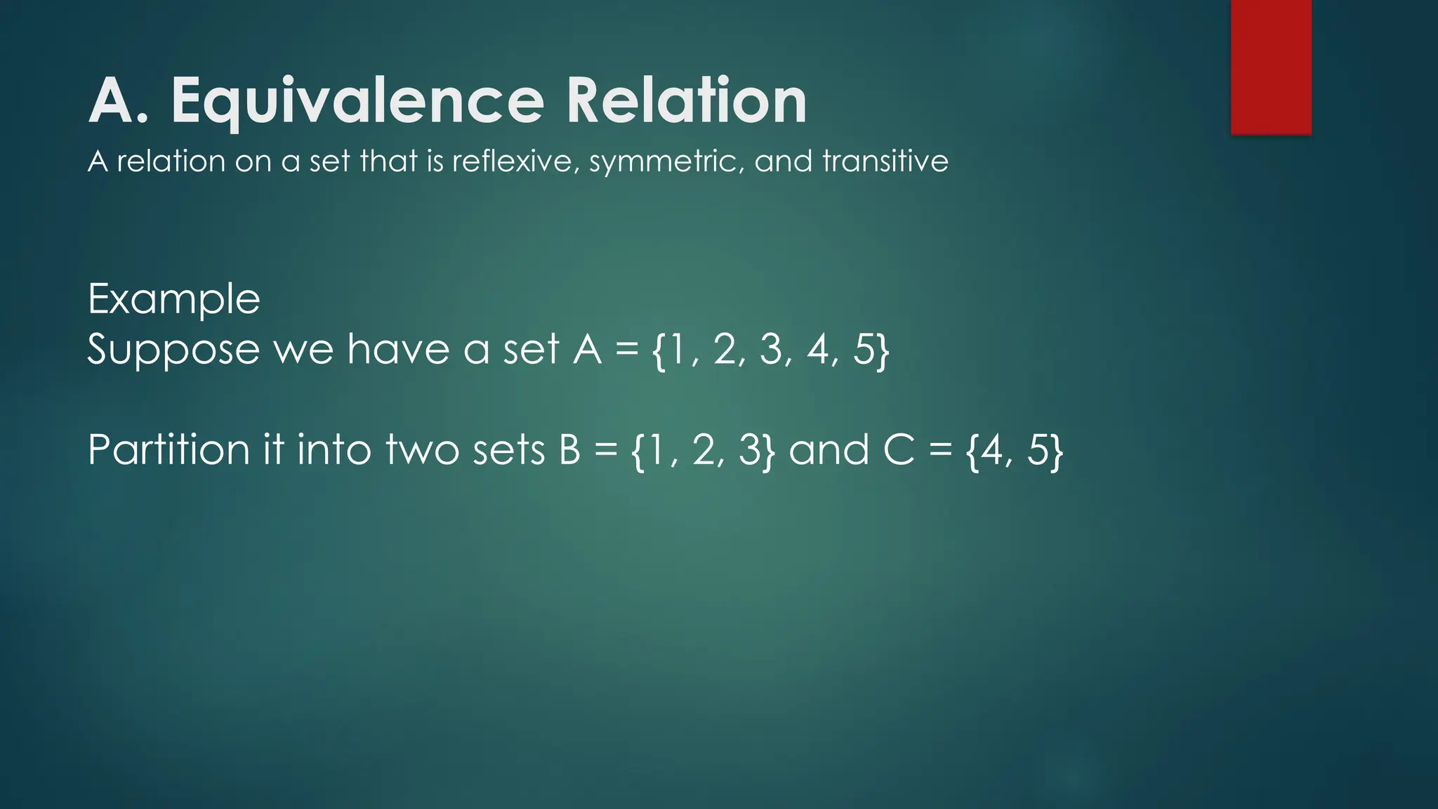 Partition_Of_Sets[1].pptx - Maths project, Engineering CSE | PPTX