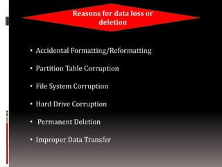 Partition Recovery | PPTX