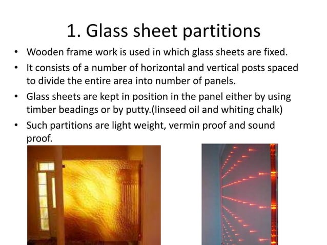 Partitions | PPTX | Woodworking | Arts and Crafts