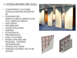 Partitions and panelling | PDF