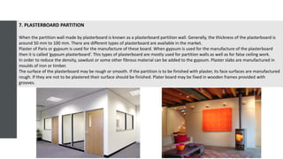 Partition System in building construction | PDF