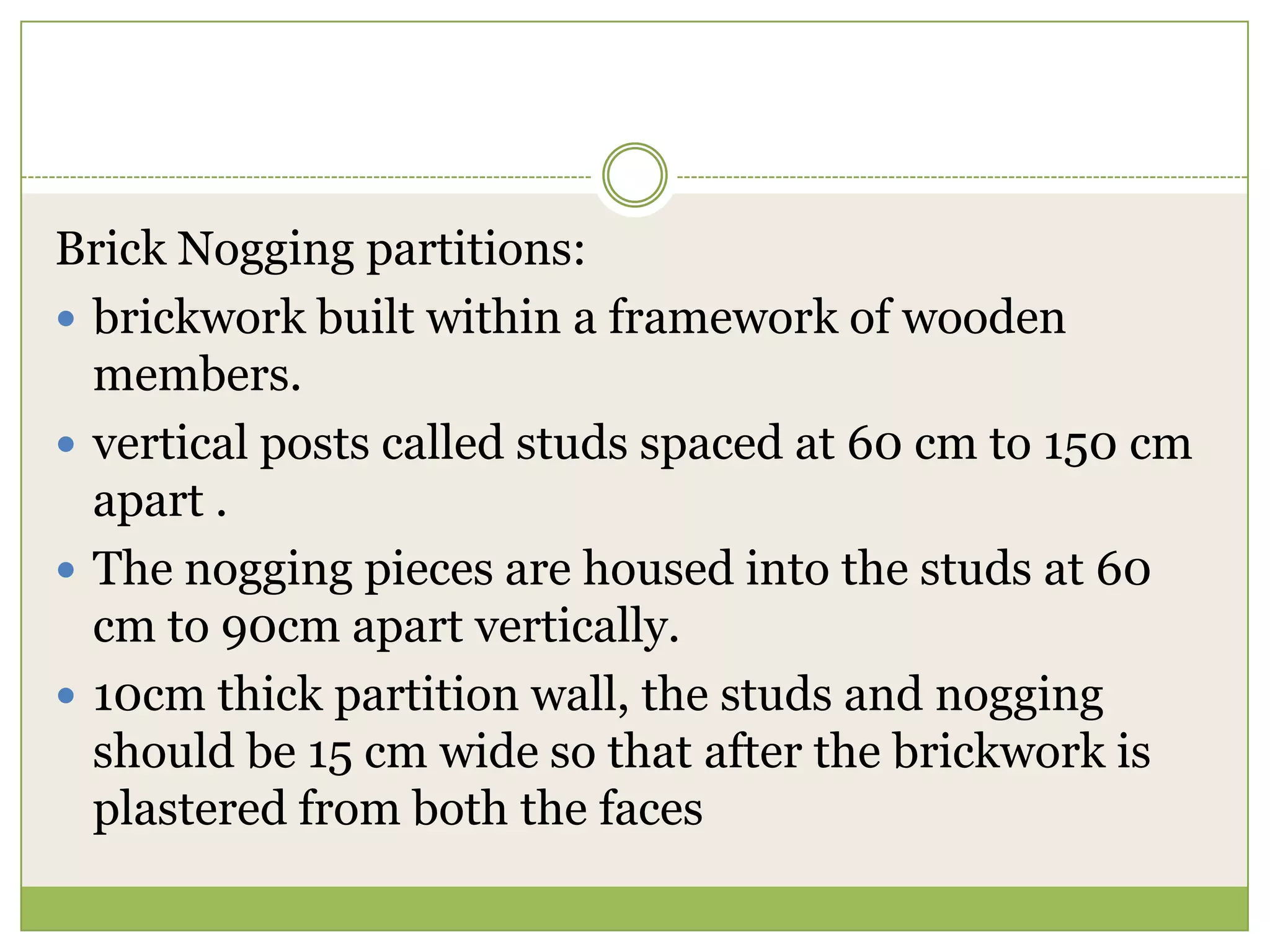 Partition wall | PPTX