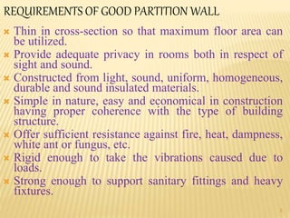 Partition wall | PPTX