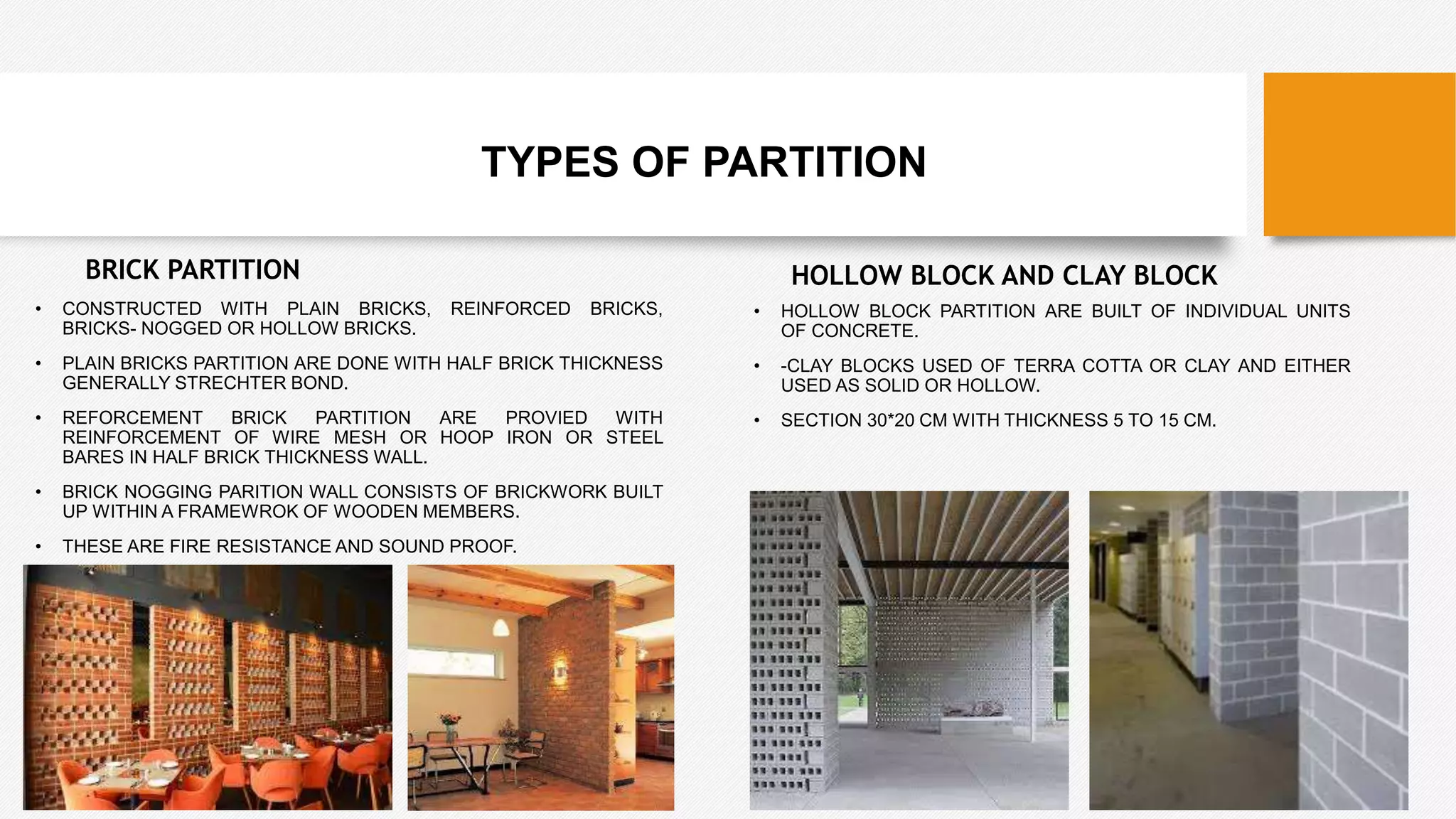 Partition wall | PPTX
