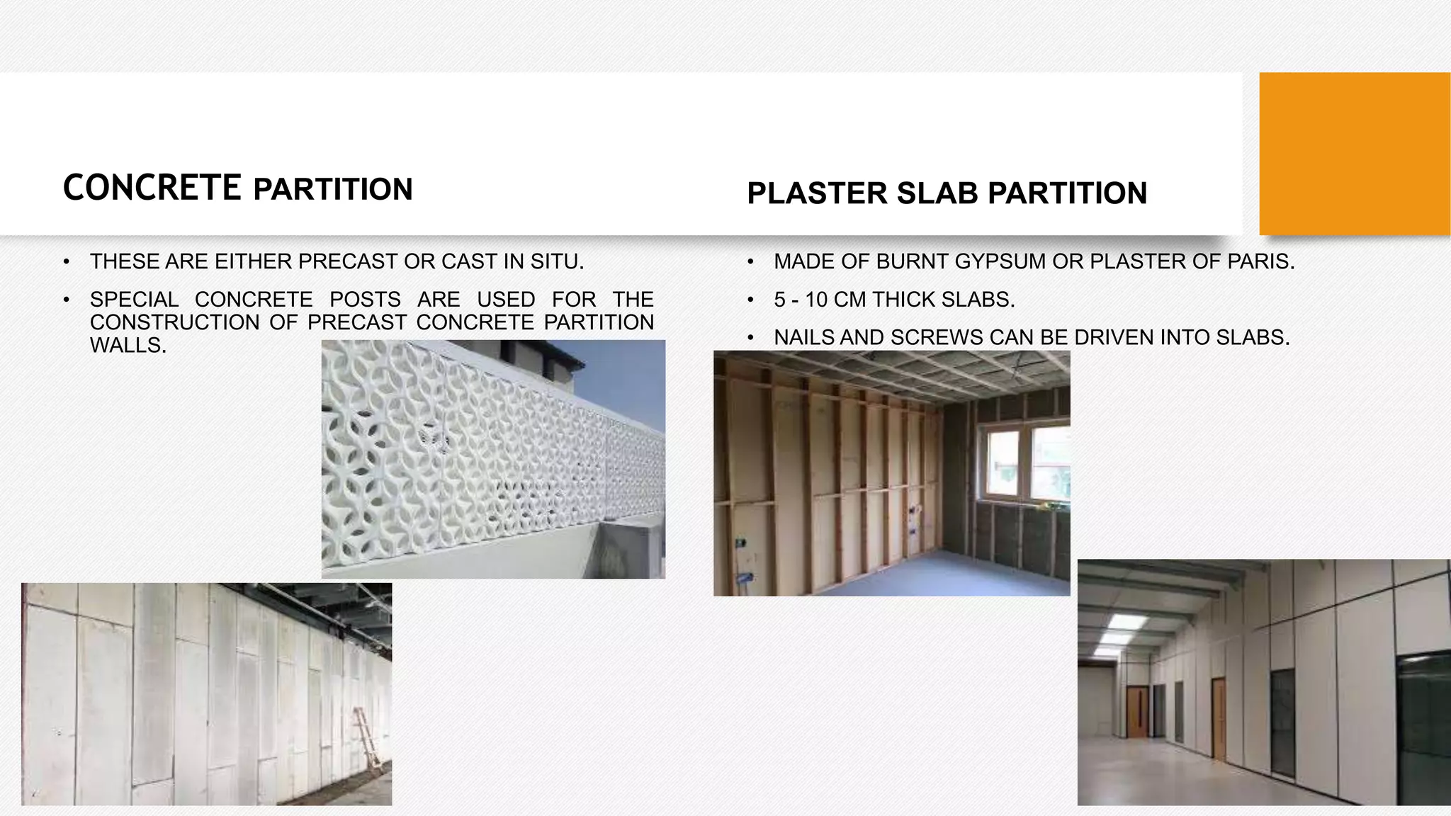 Partition wall | PPTX