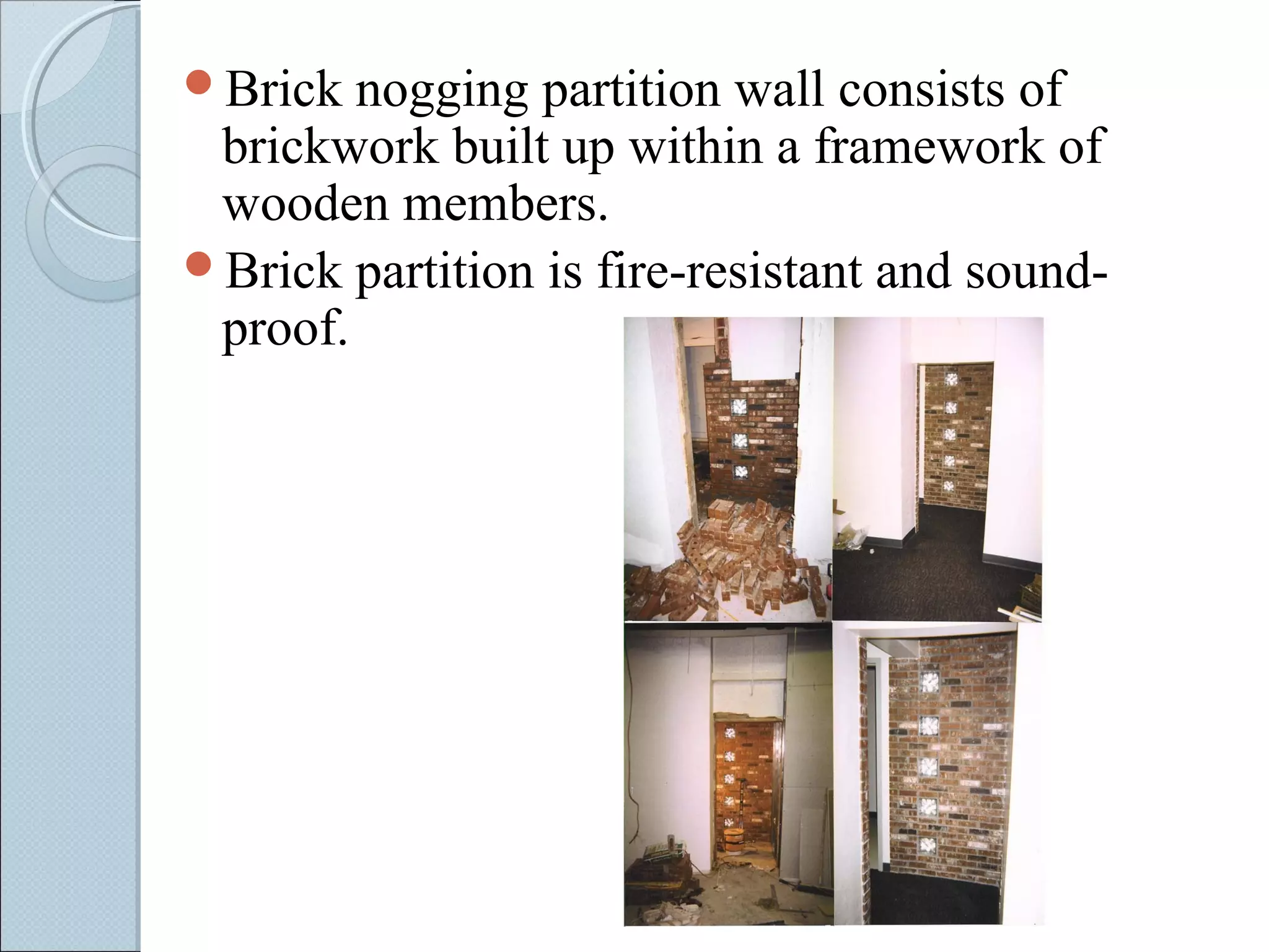 Partition walls | PPT