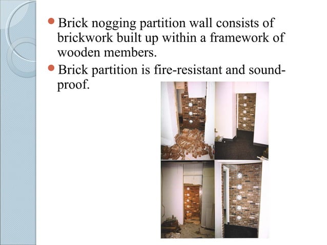 Partition walls | PPT
