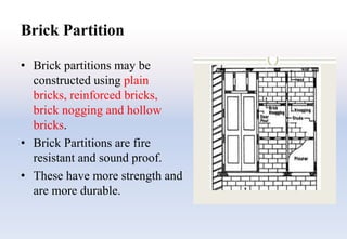 Partition walls | PPTX
