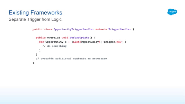 Partition Your (Apex) Trigger Logic Using Metadata | PPT