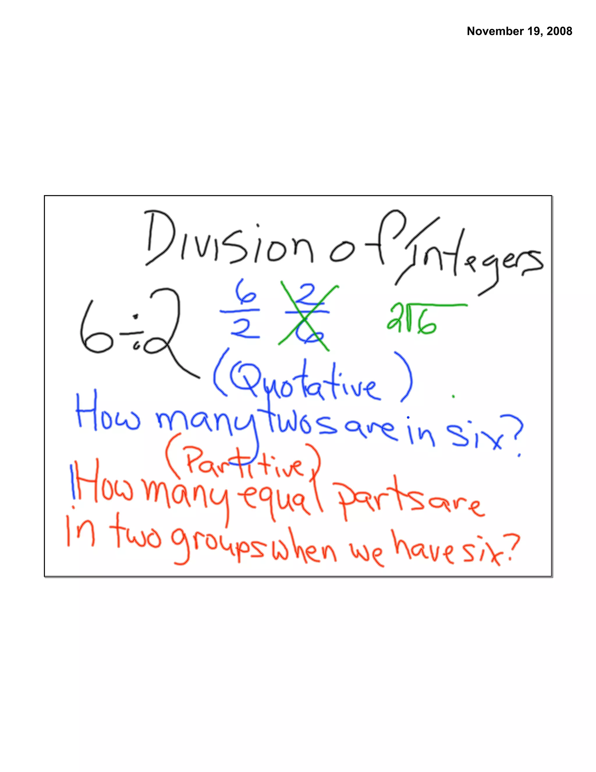 Partitive And Quotative Division | PDF