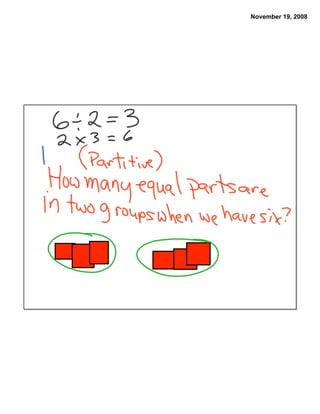 Partitive And Quotative Division | PDF