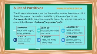 Partitives for esl students third grade.pptx