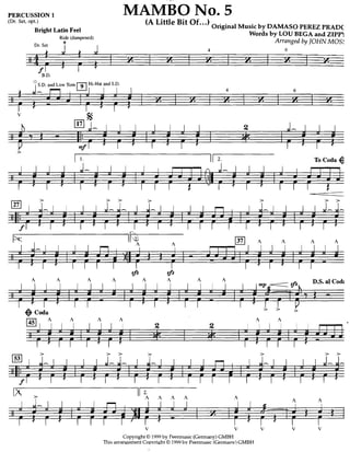 Mambo nº 5 (lou bega) | PDF