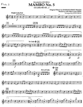 Mambo nº 5 (lou bega) | PDF