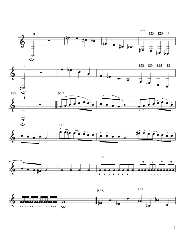 Exercícios para Trompete | PDF