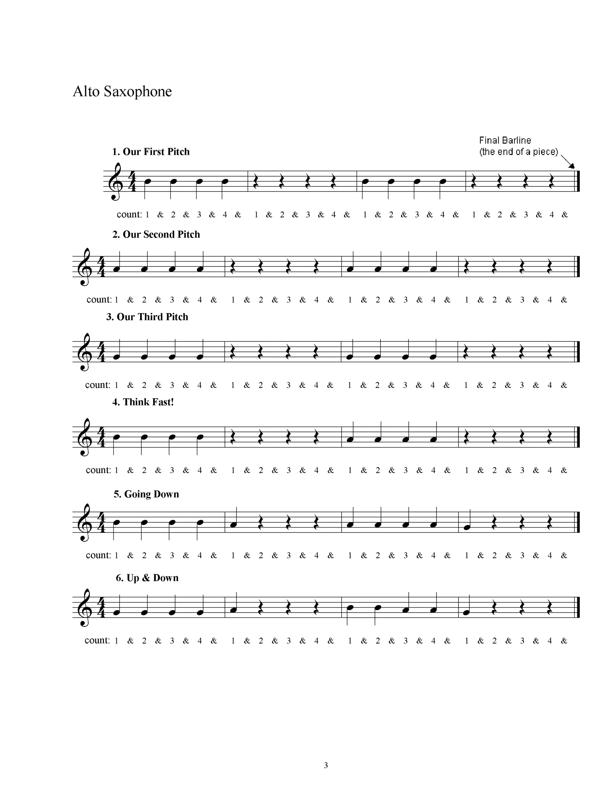 Band Folio.Book 1 - Sax Alto | PDF