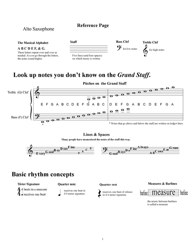 Band Folio.Book 1 - Sax Alto | PDF