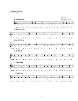 Band Folio.Book 1 - Sax Alto | PDF