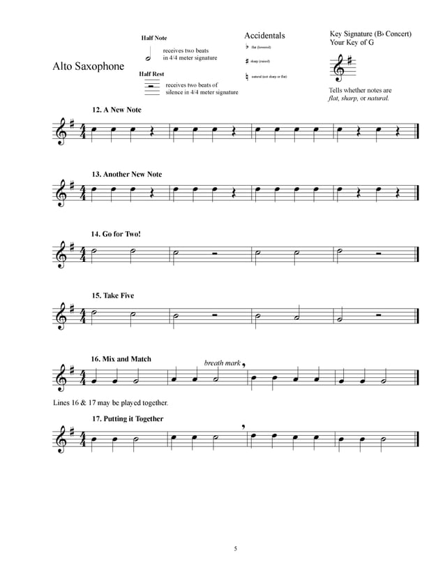 Band Folio.Book 1 - Sax Alto | PDF