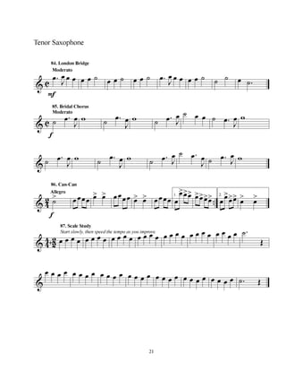 Band Folio.Book 1 - Sax Tenor | PDF