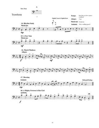 Band Folio.Book 1- Trombone | PDF