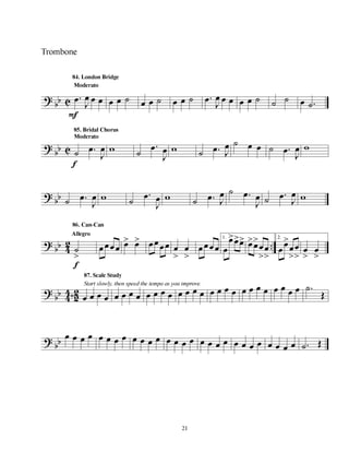 Band Folio.Book 1- Trombone | PDF