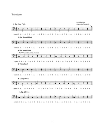 Band Folio.Book 1- Trombone | PDF