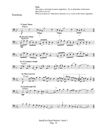 Band Folio.Book 2 - Trombone | PDF
