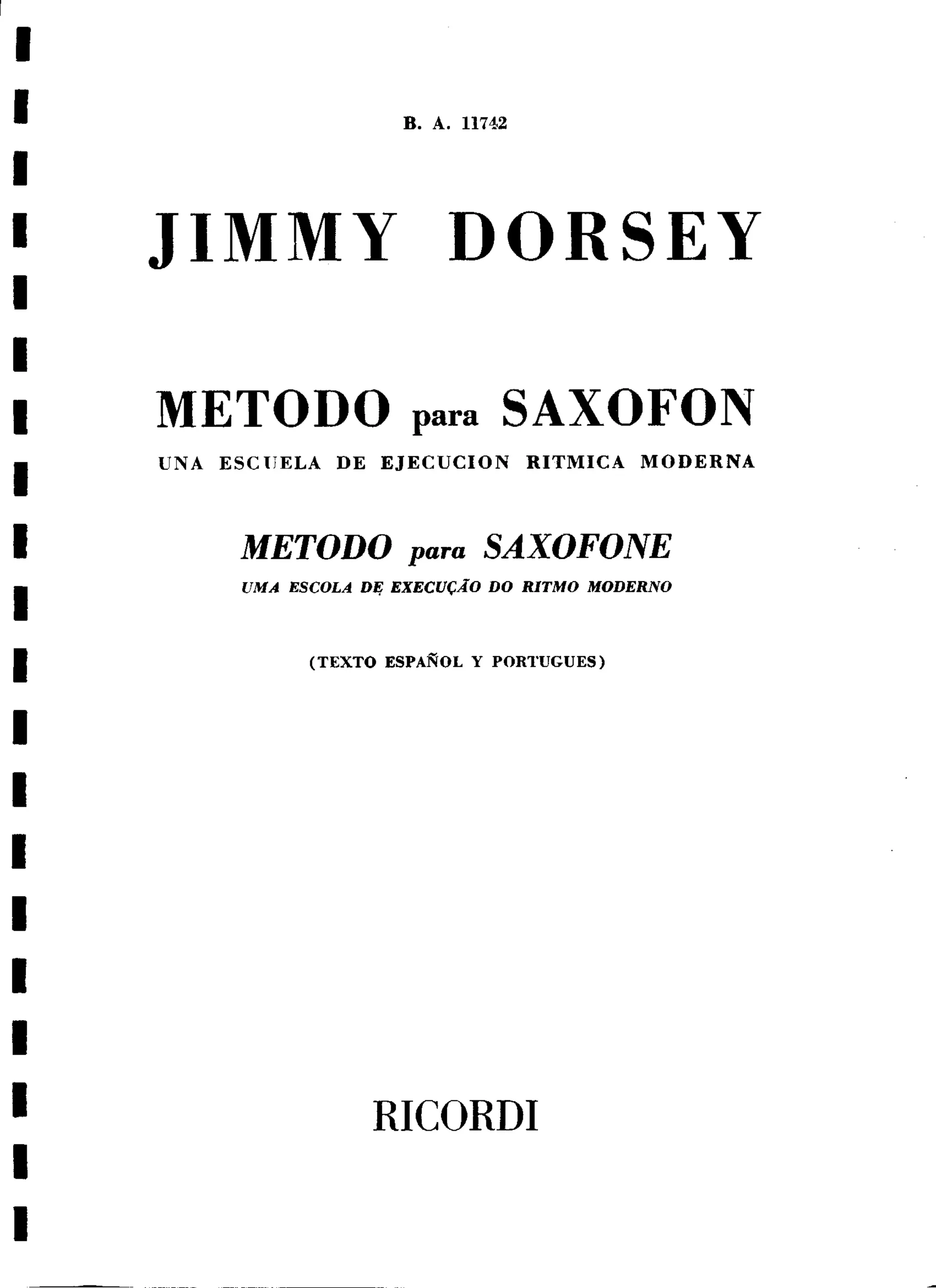 Método para safone jimmy dorsey | PDF