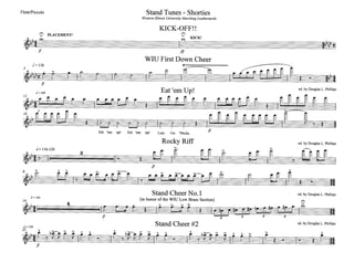 Marching band shorties phillips | PDF