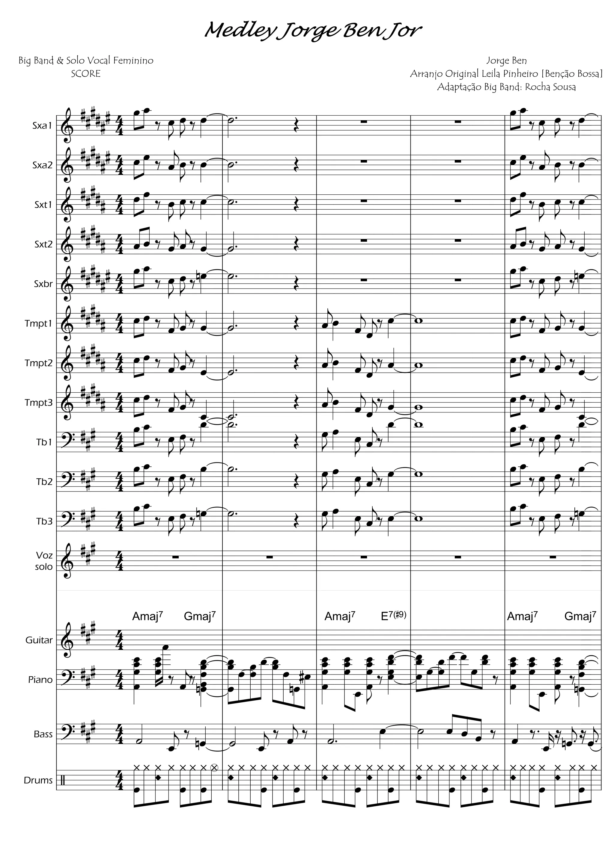 Medley jorge ben jor | PDF