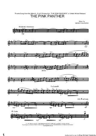 Partitura la pantera_rosa_-_sa | PDF