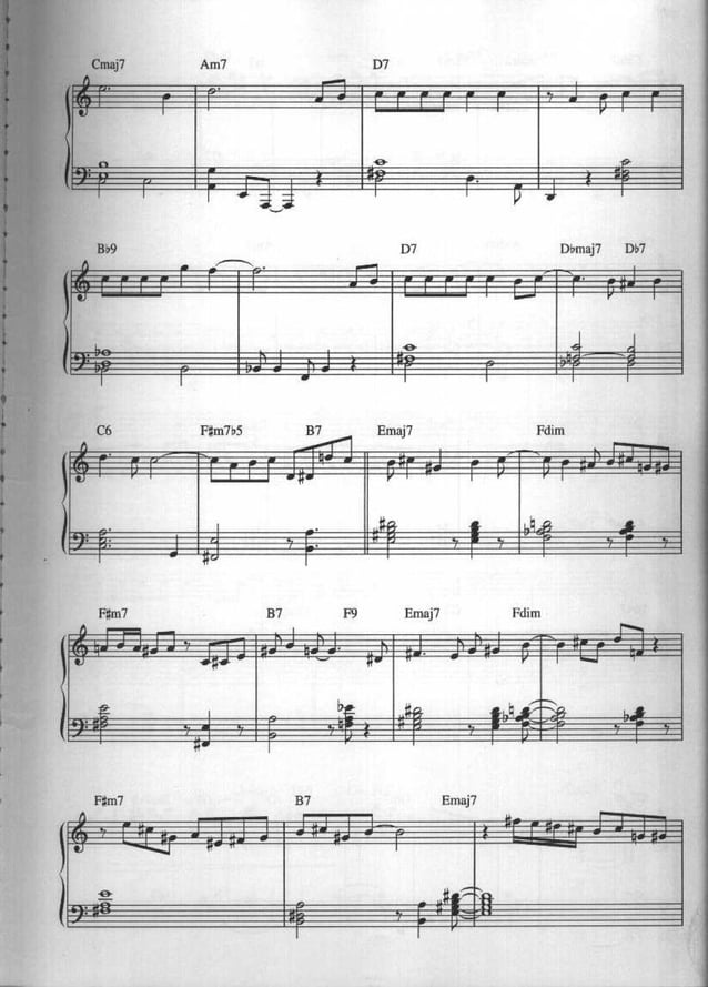 Partituras jazz facil jazz club piano solos | PDF
