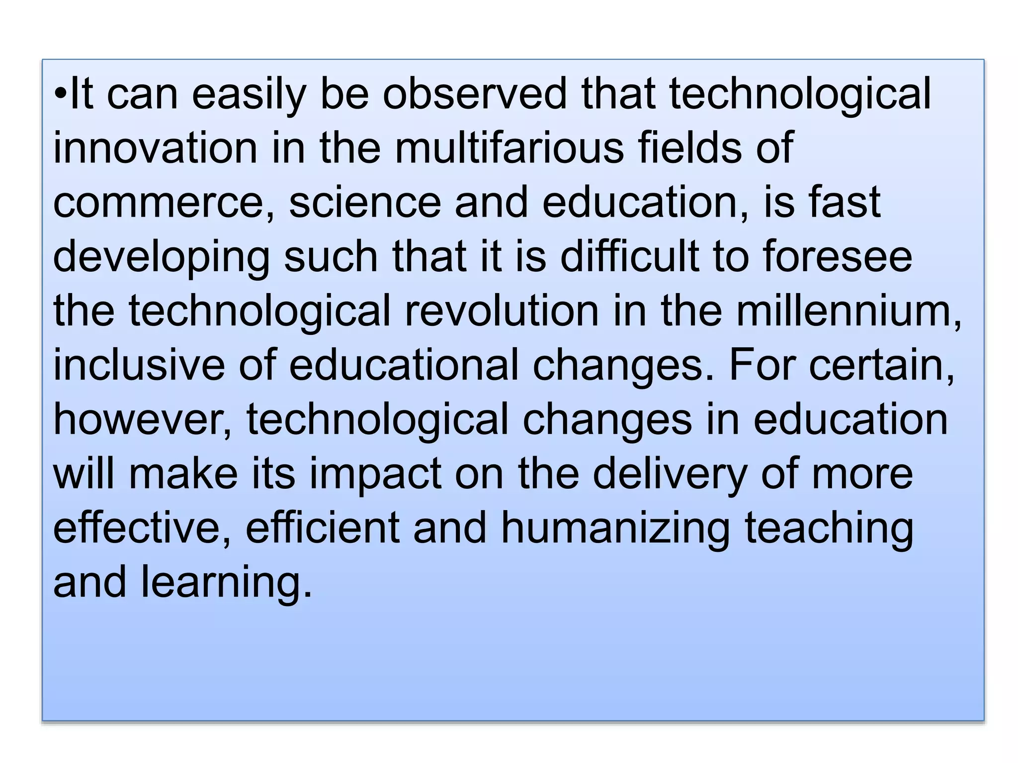 The Role of Technology in Curriculum Delivery | PPTX