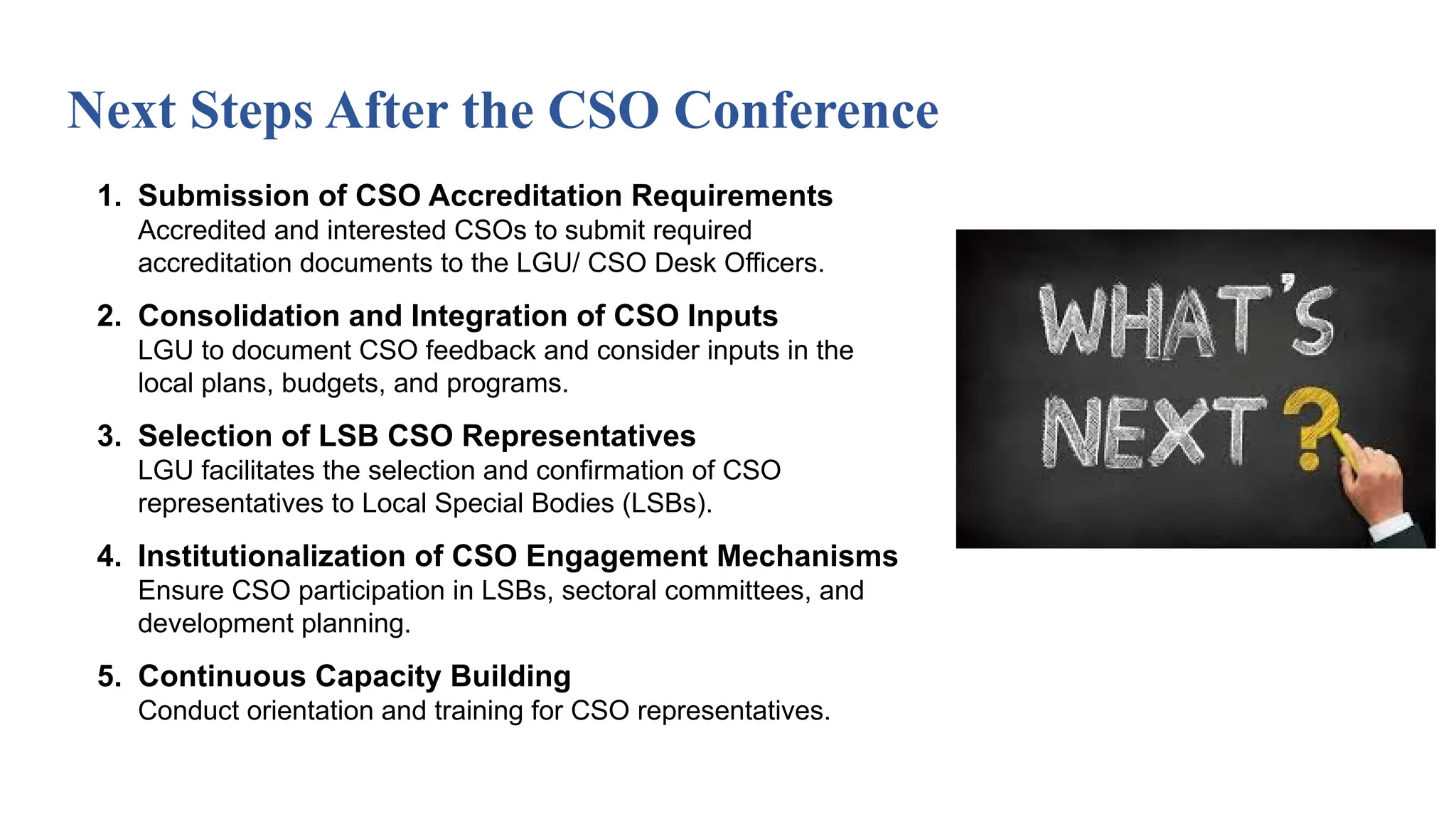 PART IV - Next Steps after CSO Conference.pptx