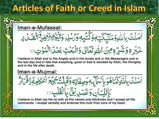 Islamic creed or aqaid | PPTX