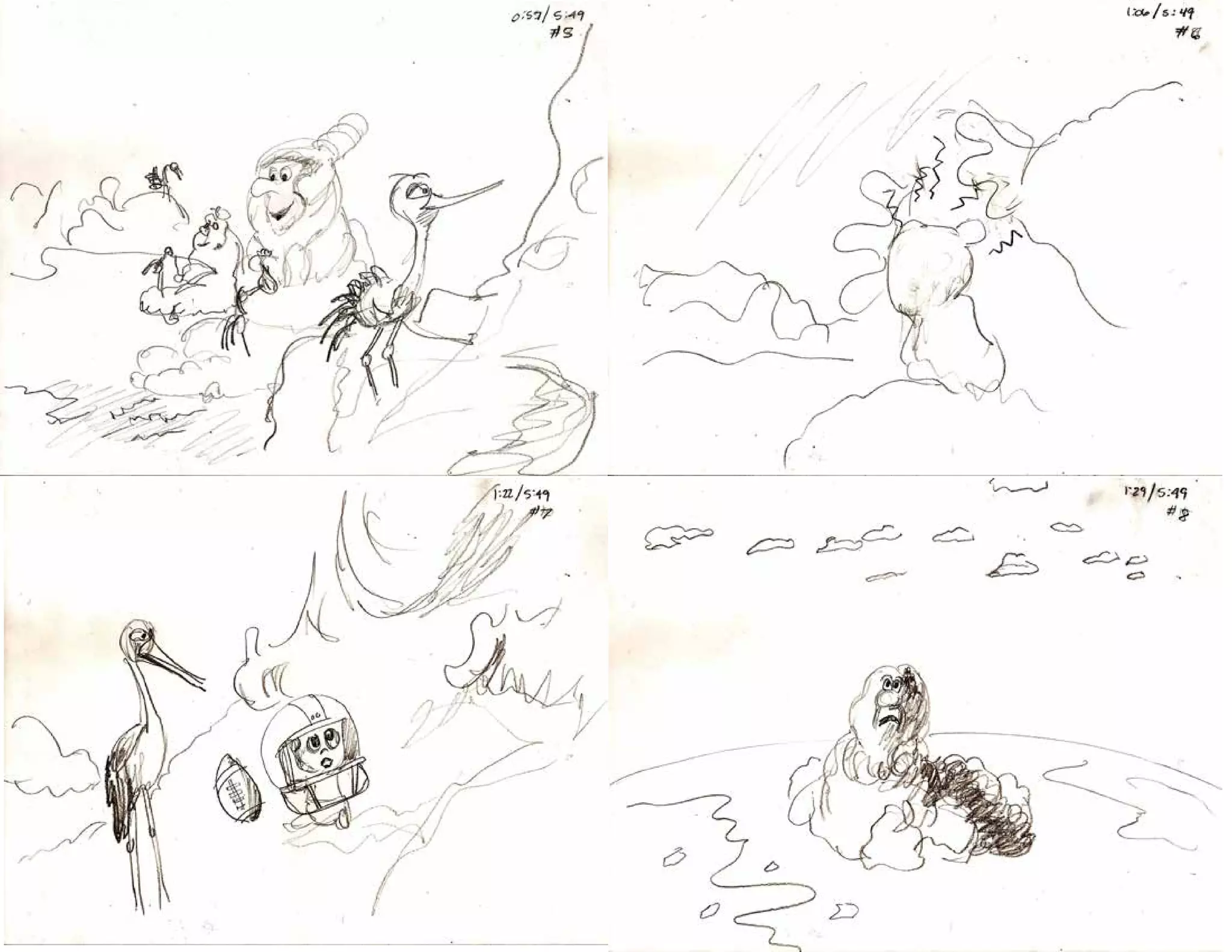 Partly Cloudy Pixar Short Film - Reverse Storyboard | PPT