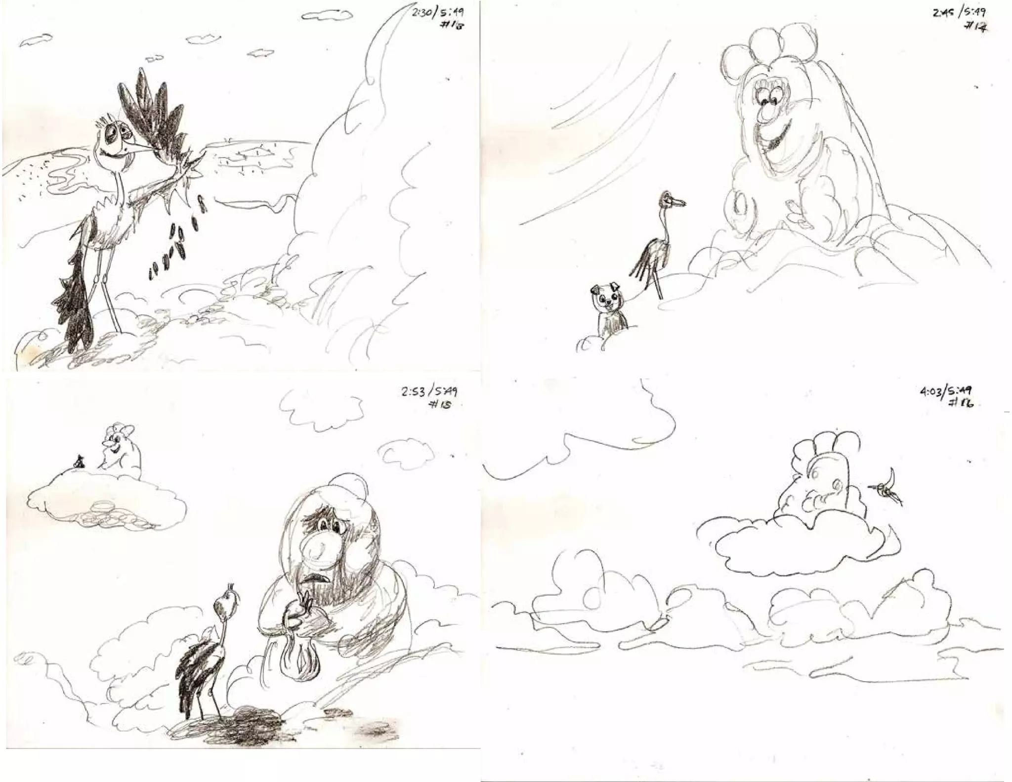 Partly Cloudy Pixar Short Film - Reverse Storyboard | PPT