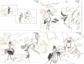 Partly Cloudy Pixar Short Film - Reverse Storyboard | PPT